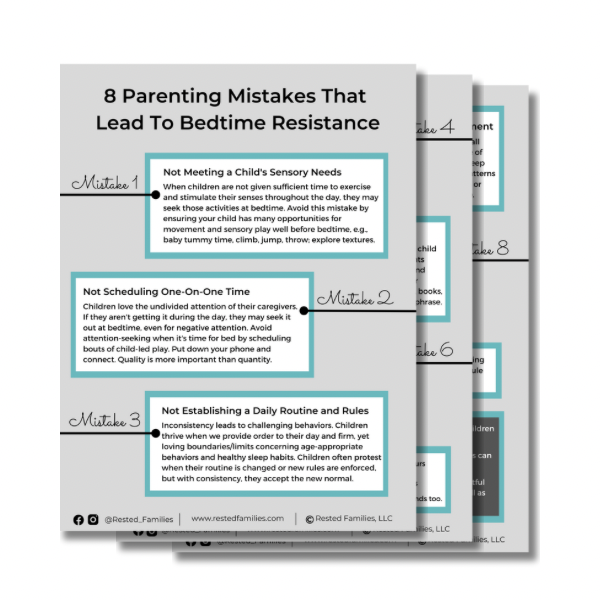 RESTED Families Pediatric Sleep Coaching Home Page