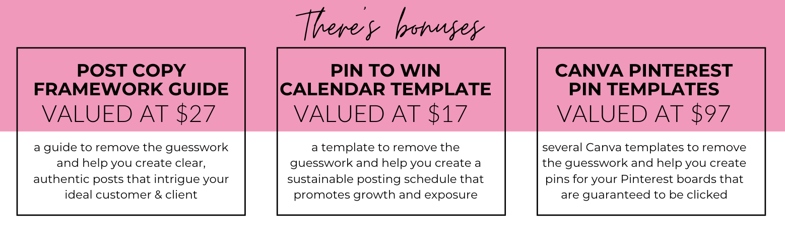 PINTEREST MEANS BUSINESS SALES PAGE